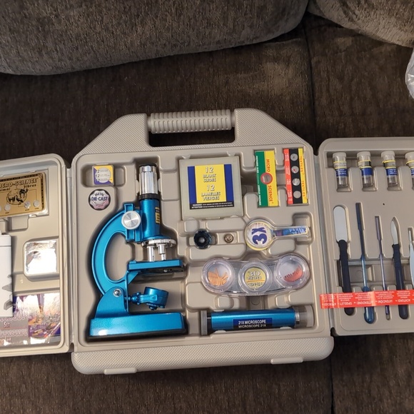 Toys | Young Scientist Micro Science Microscope Kit With Carrying Case ...